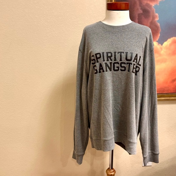 Spiritual Gangster | Sweaters | Spiritual Gangster Gray Crewneck ...